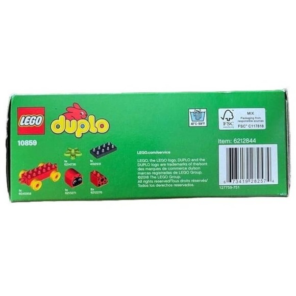 Lego | Toys | Lego Duplo 859 My First Ladybug 6 Piece Preschool Toddler ...